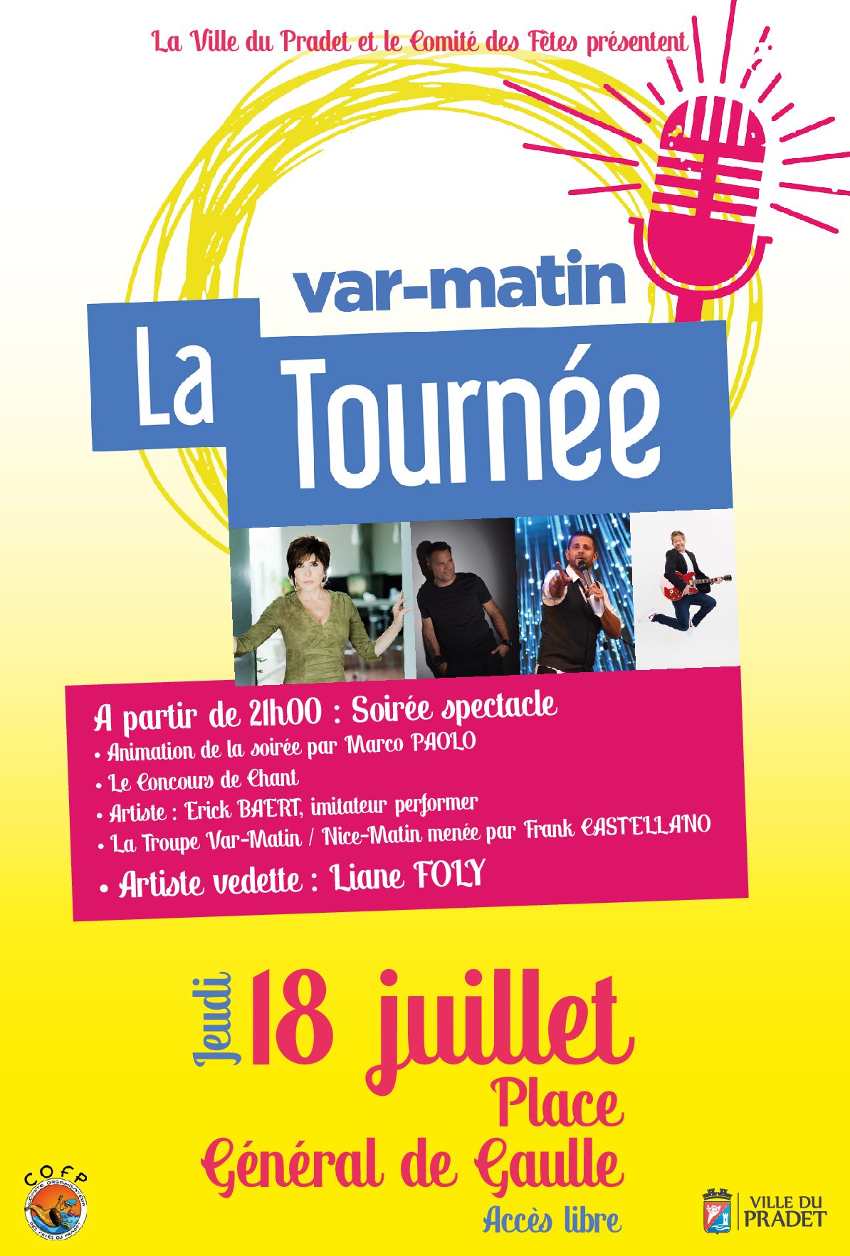 Tournée Var Matin – Soirée Spectacle – Ville du Pradet