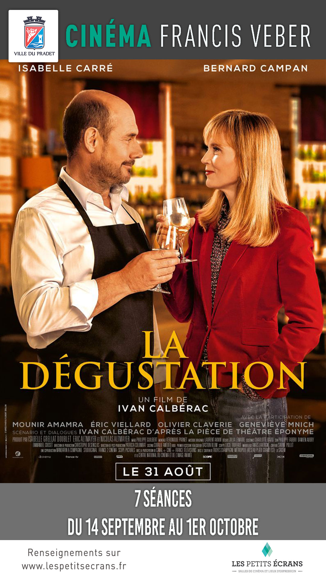« La Dégustation » au Cinéma Francis Veber – Ville du Pradet