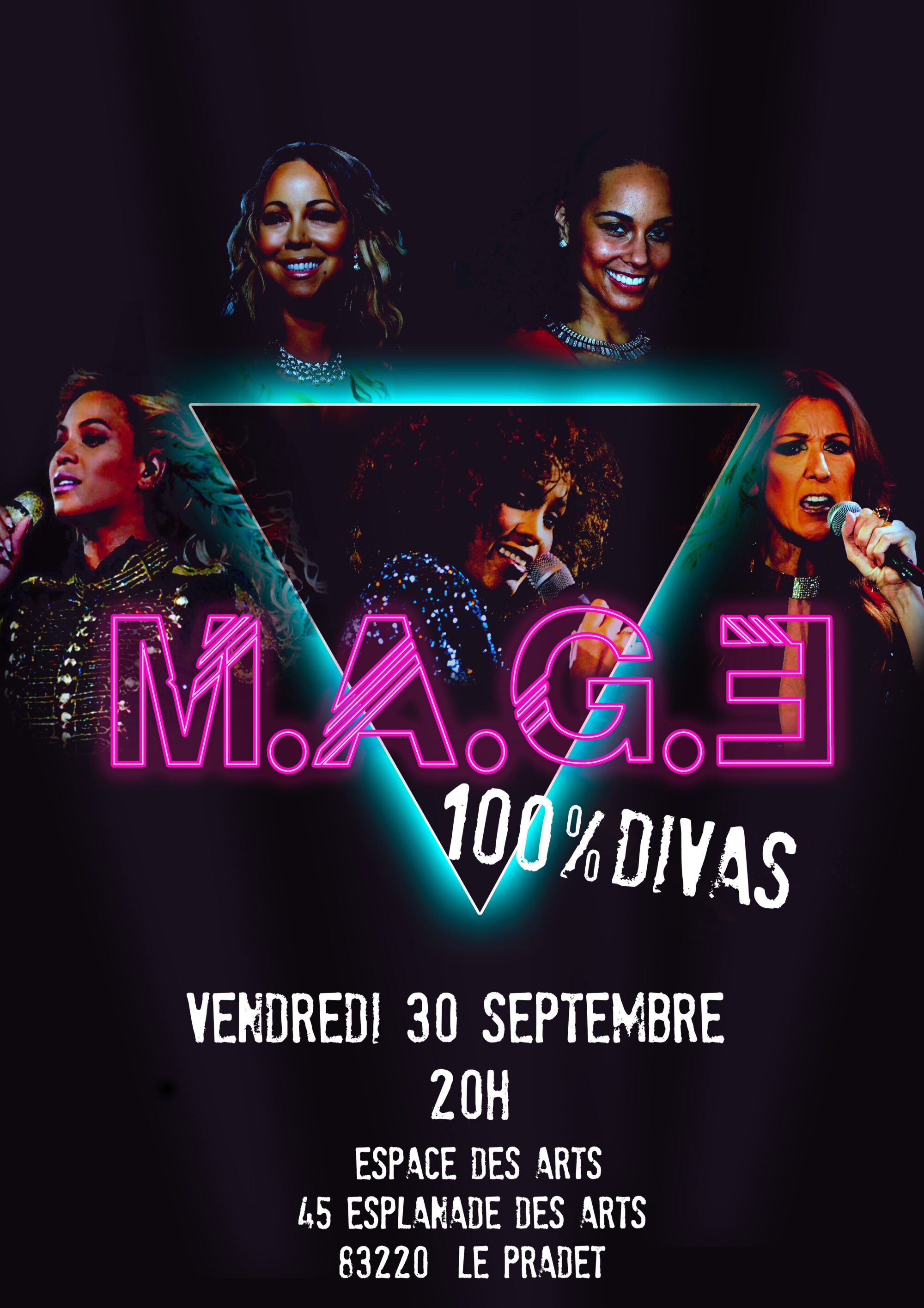 Concert M.A.G.E 100% Divas – Ville du Pradet