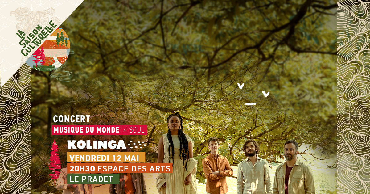 Concert musique du monde / Soul : Kolinga – Ville du Pradet