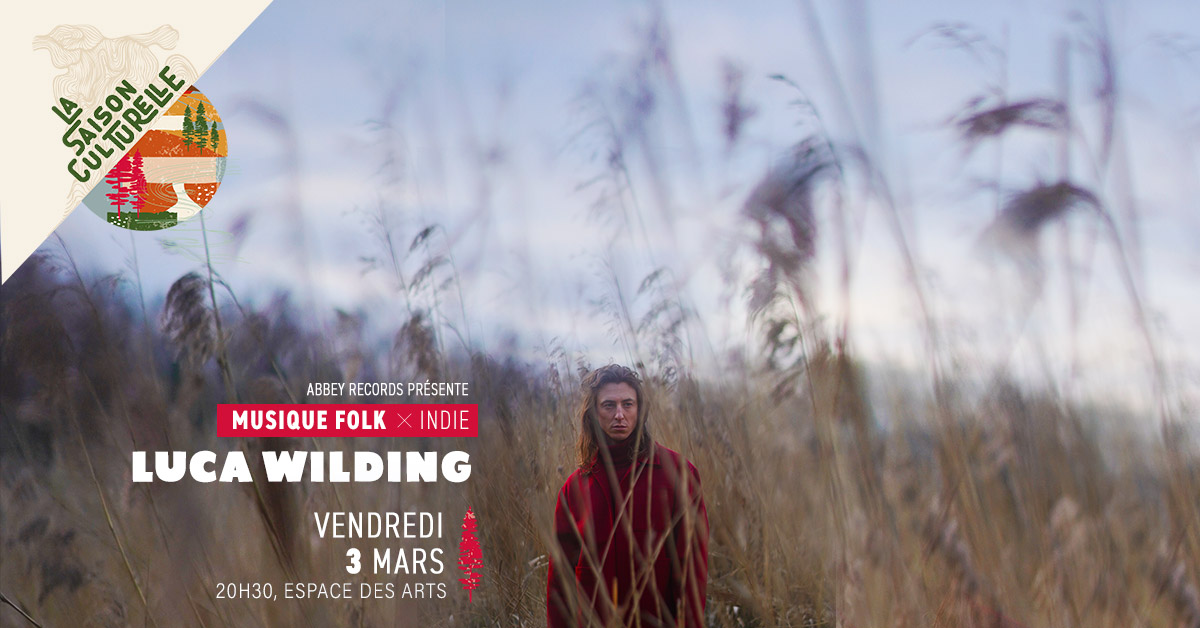 Concert Folk / Indie : Luca Wilding « Re-wilding » – Ville du Pradet