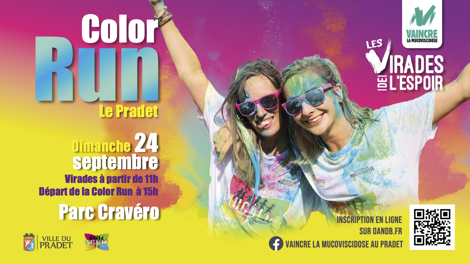 Run color et Virades de l’Espoir – Ville du Pradet