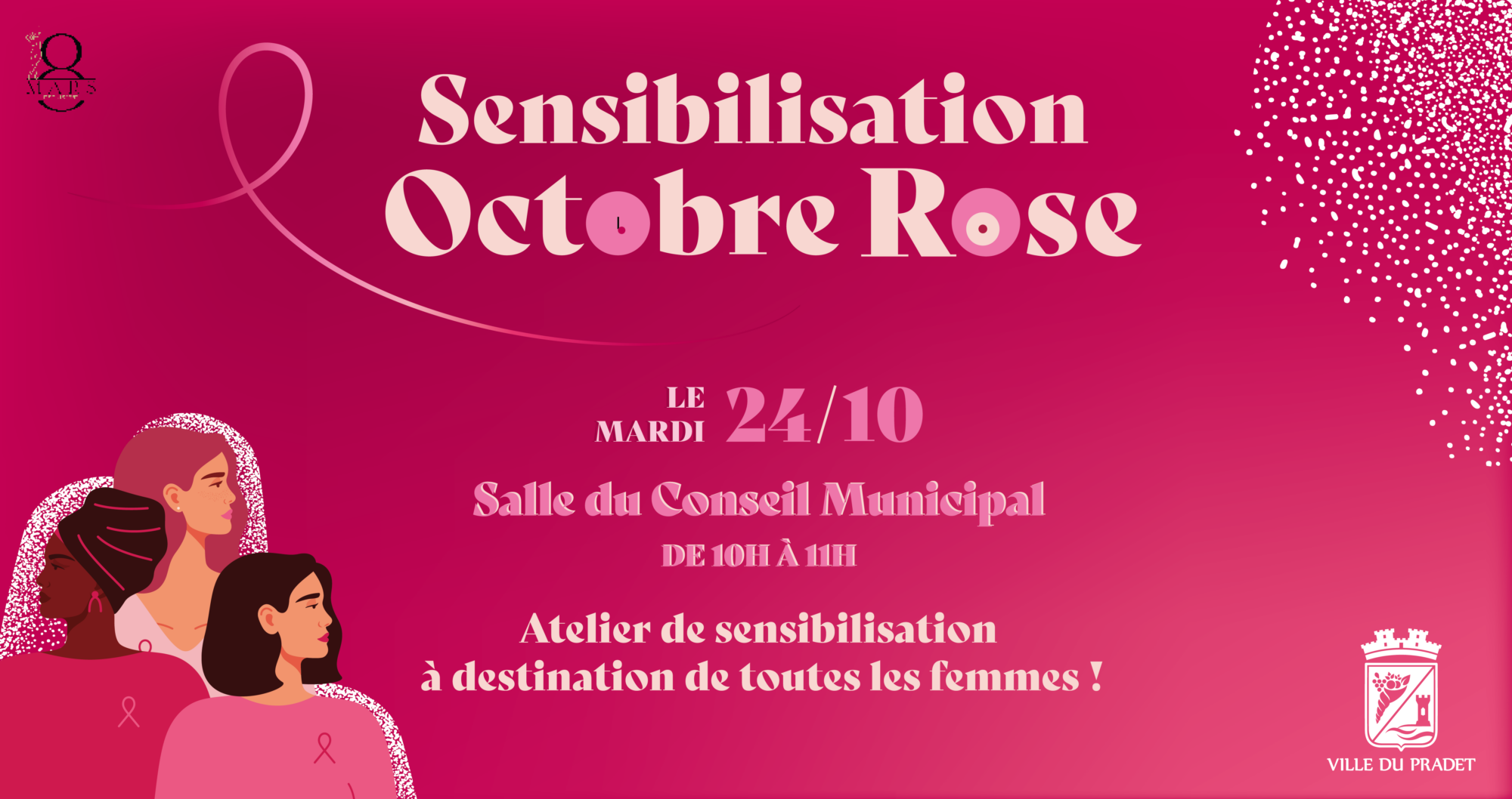 Octobre Rose – Atelier de sensibilisation – Ville du Pradet